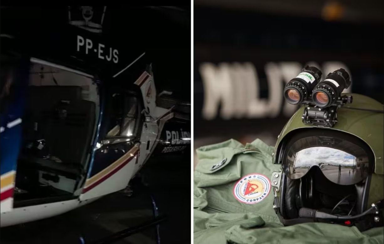 COMAVE/PMMG realiza resgate com uso de óculos de visão noturna na Serra ...